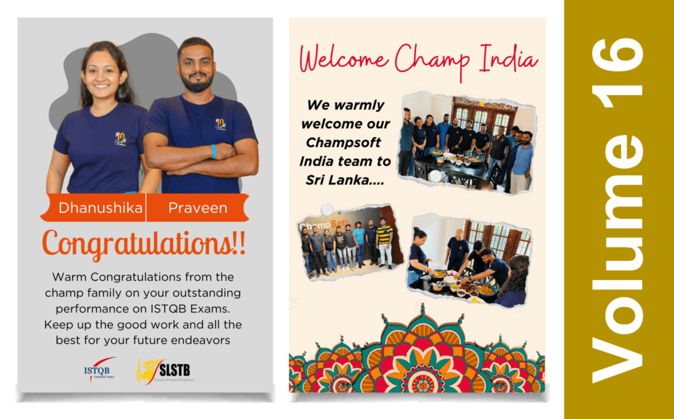 Newsletter Volume 16 - ChampSoft