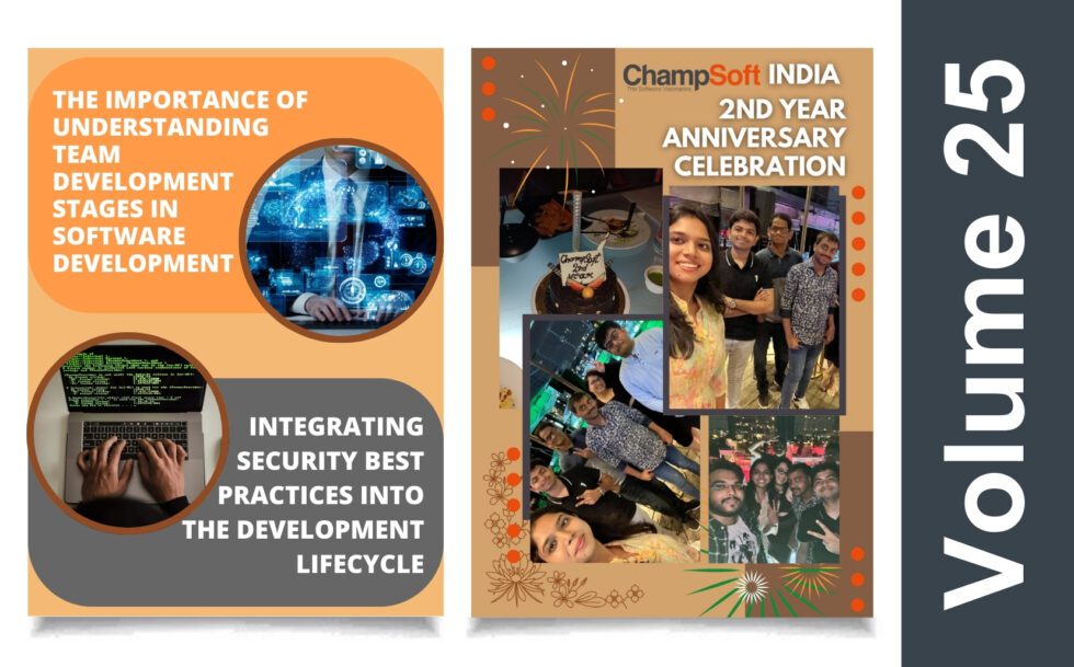 Newsletter Volume 25 - ChampSoft